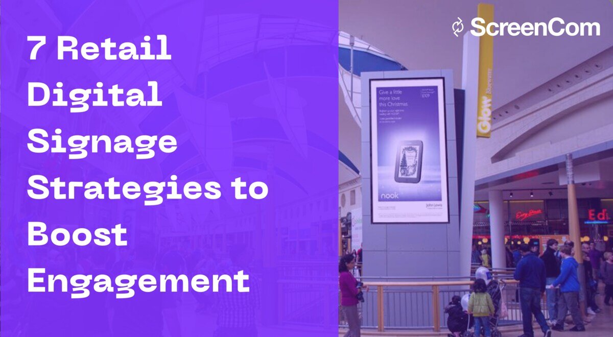 Elevate Your Brand with Premium Digital Signage Solutions | ScreenCom